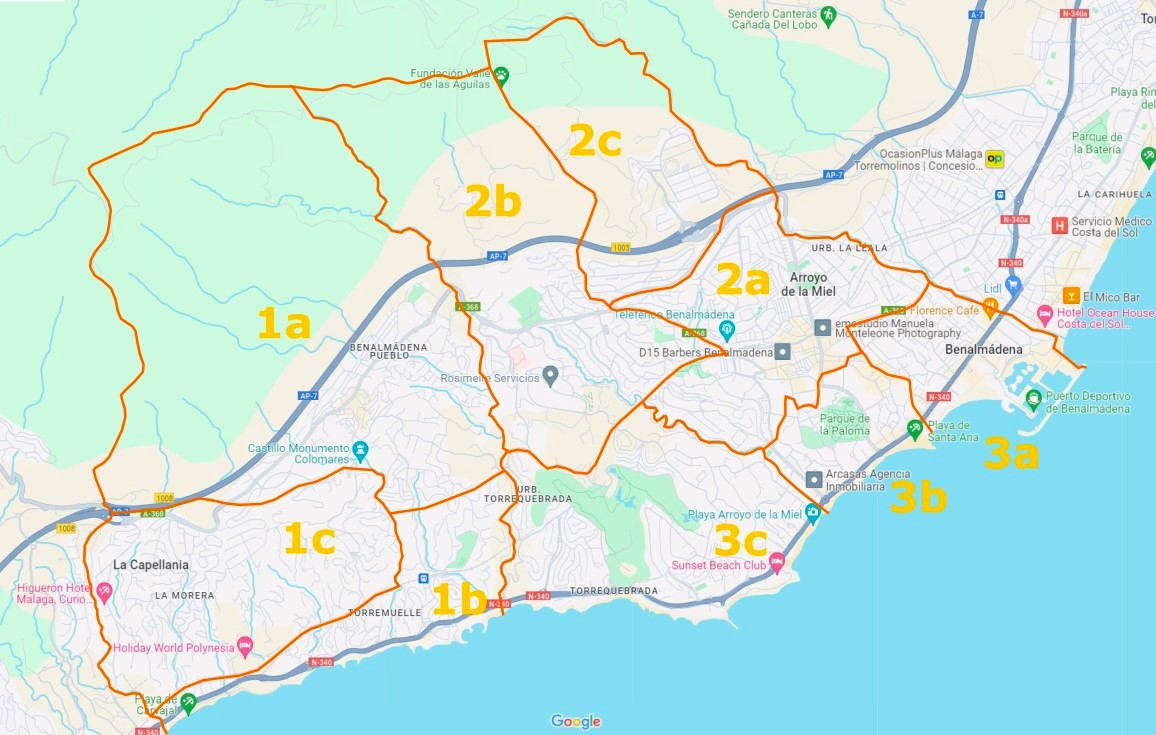 The 9 Benalmadenas - all about the neighborhoods of Benalmadena - Mama ...