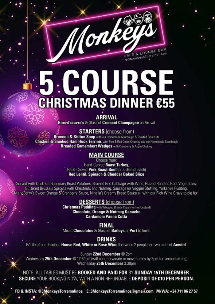 2024 Christmas Restaurants and Parties in the Costa del Sol - Mama Málaga